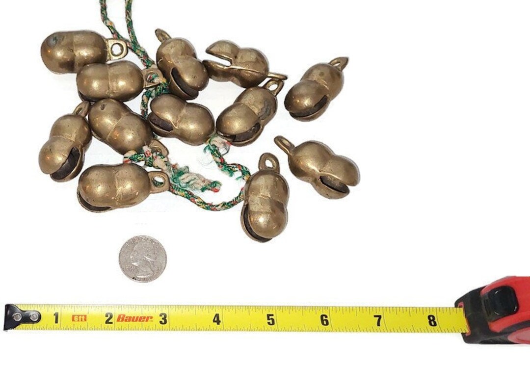 Vintage Small Brass Bells, Lot of 12 in Nice Vintage Condition - Etsy