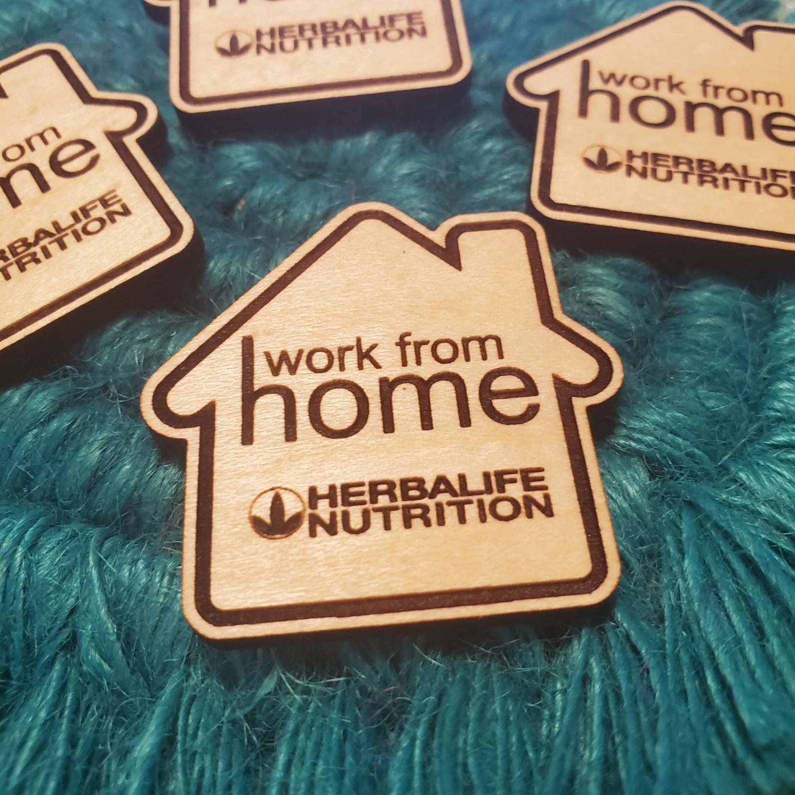 Magnet Pin Work From Home Herbalife Nutrition Pin Wooden - Etsy