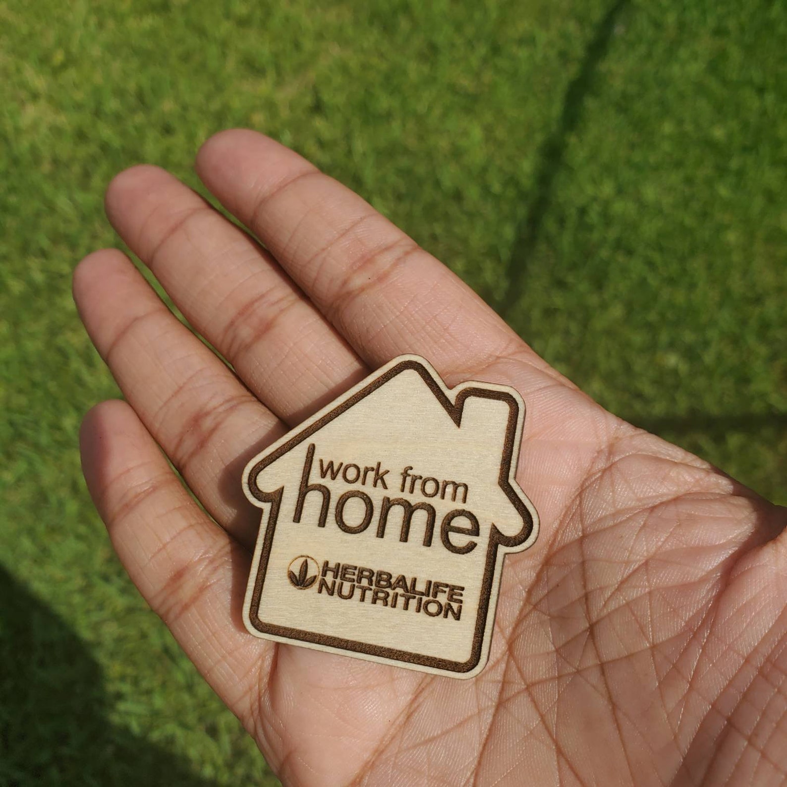 Magnet Pin Work From Home Herbalife Nutrition Pin Wooden - Etsy