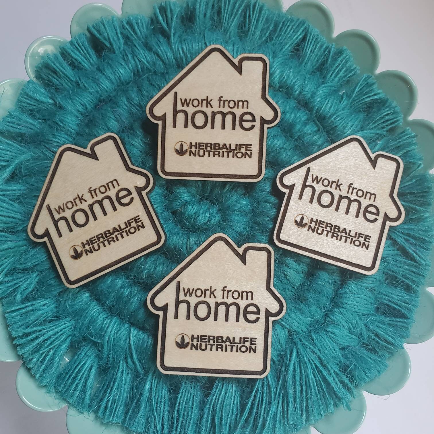 Magnet Pin Work From Home Herbalife Nutrition Pin Wooden - Etsy