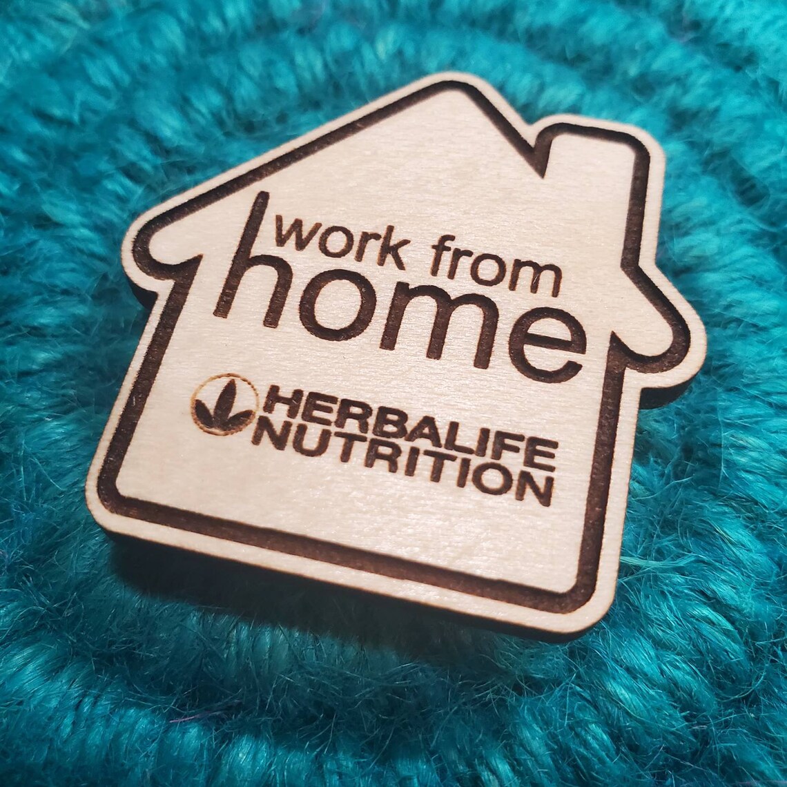 Magnet Pin Work From Home Herbalife Nutrition Pin Wooden - Etsy