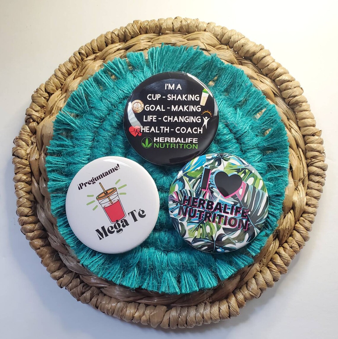 Pin Back Button Pins Branded Pins Mlm Pins - Etsy