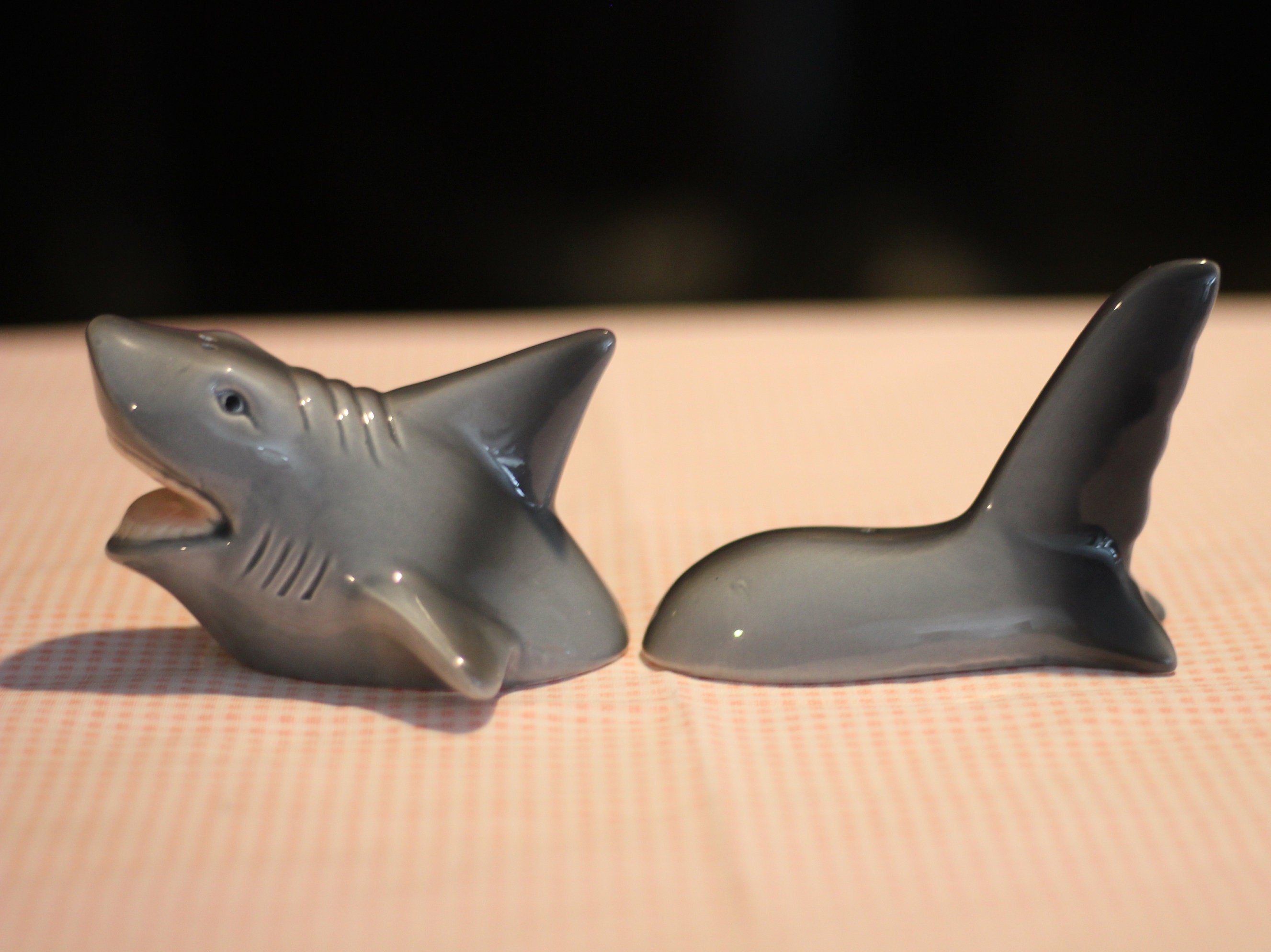 Vintage Shark Head and Tail Salt & Pepper Shakers 1989 SSD | Etsy
