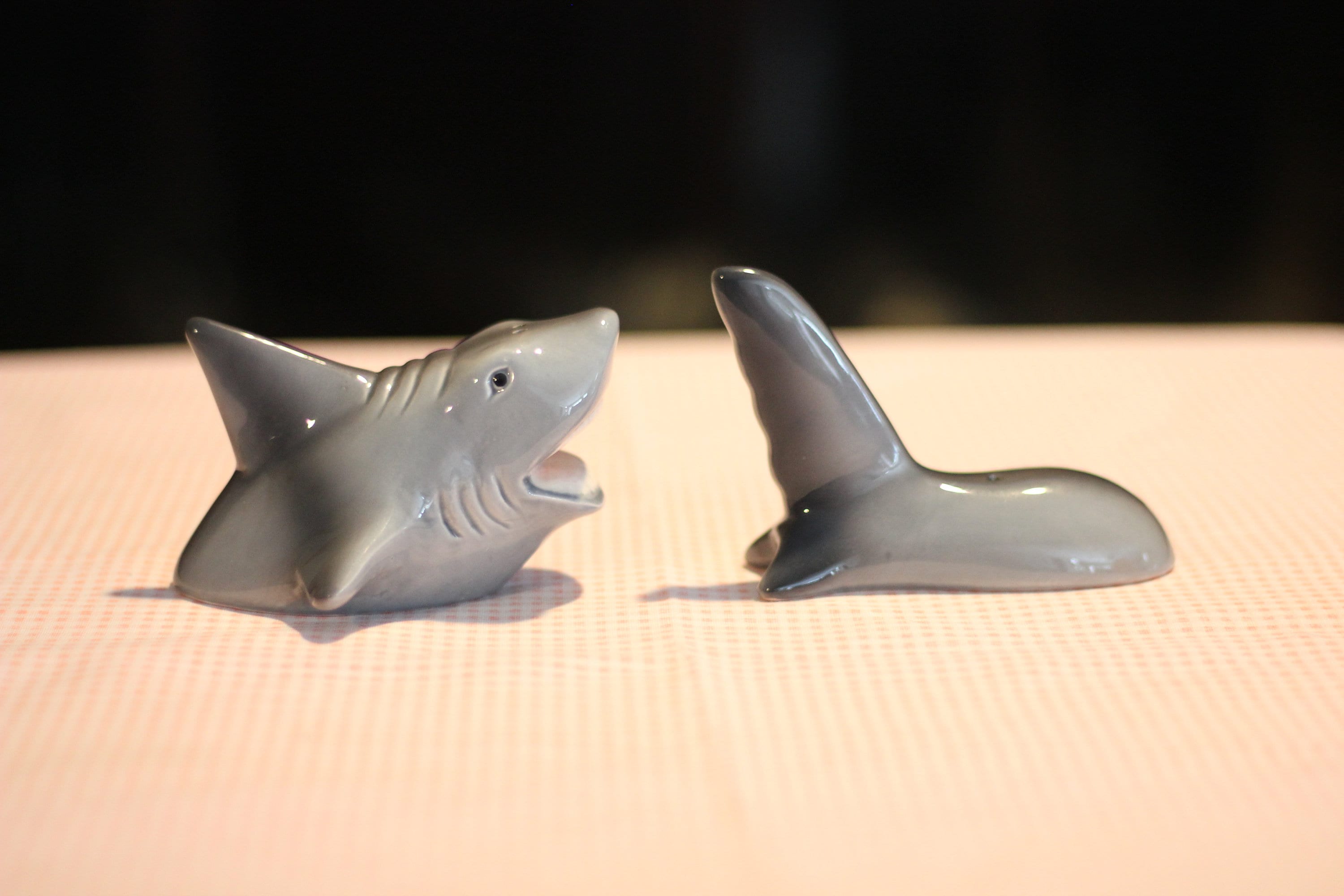 Vintage Shark Head and Tail Salt & Pepper Shakers 1989 SSD | Etsy