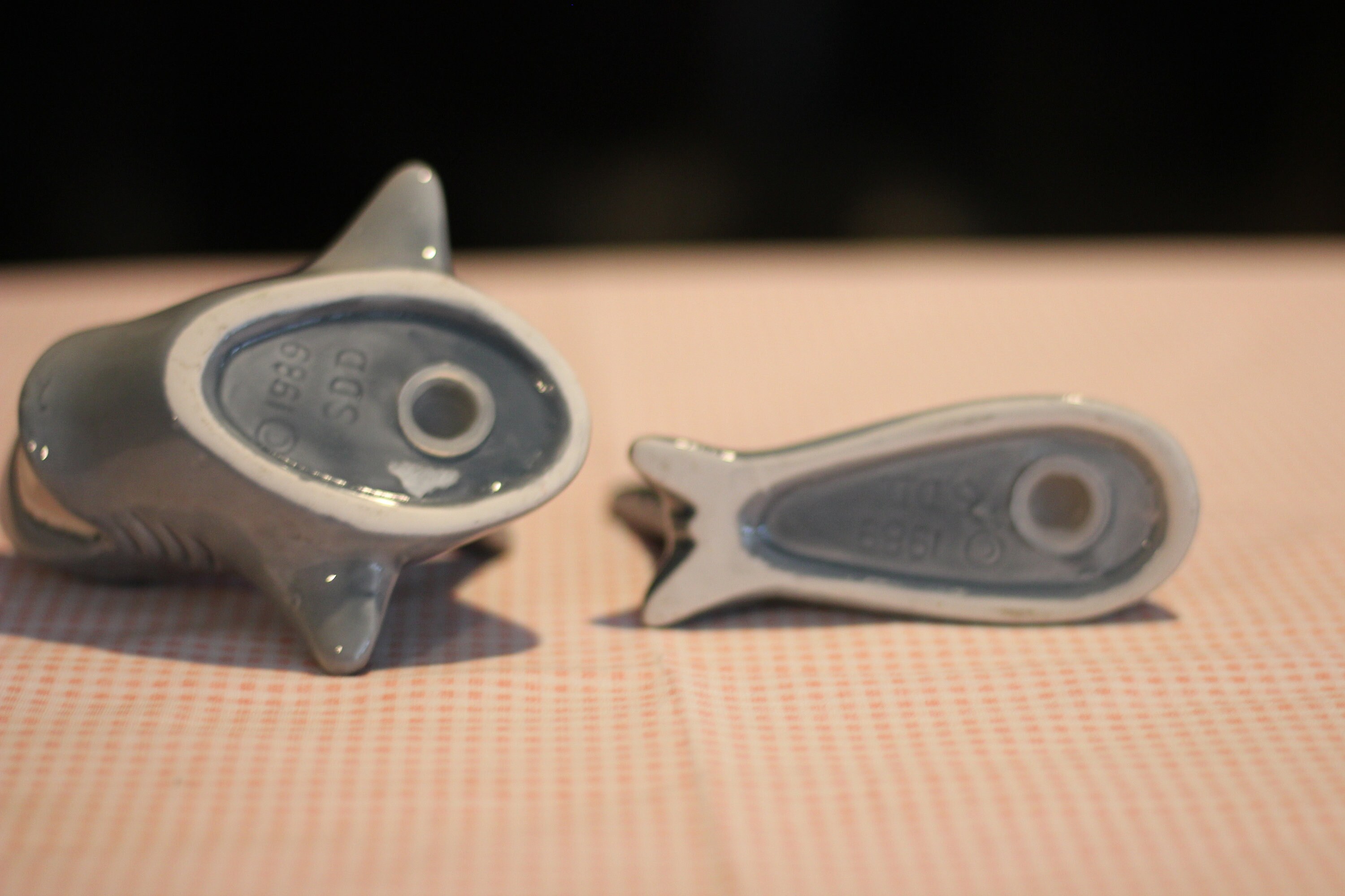 Vintage Shark Head and Tail Salt & Pepper Shakers 1989 SSD | Etsy