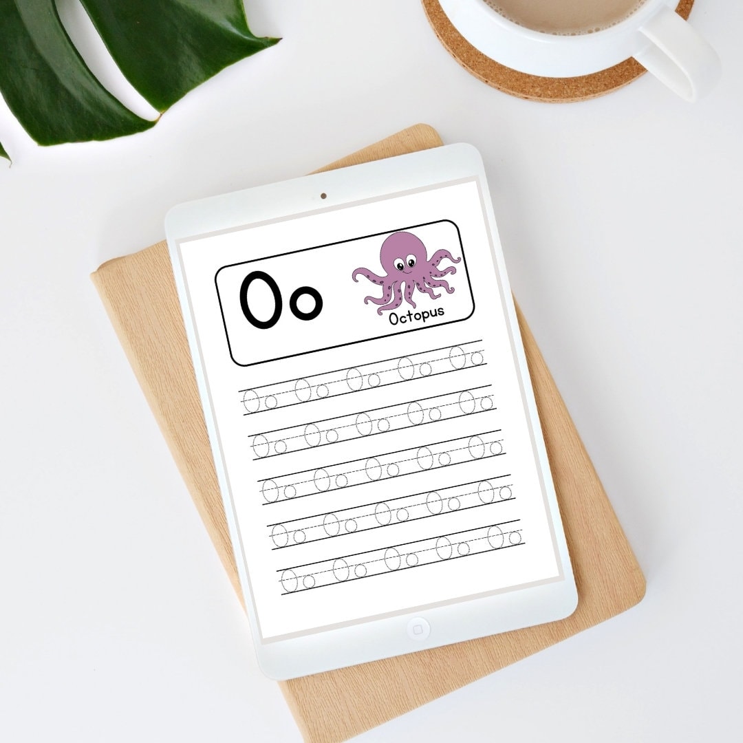 ABC Tracing Book, Alphabet Tracing Digital Book, Printable Download ...