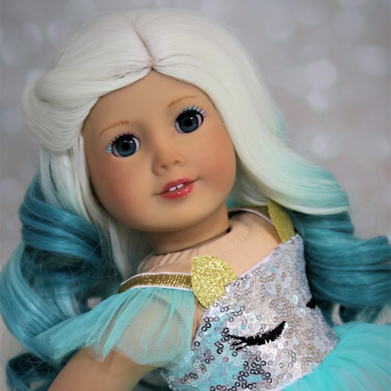 Blue Hair Doll - Etsy