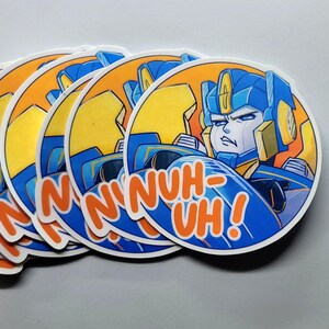 NUH-UH! Sentinel Prime TF One Sticker - Etsy