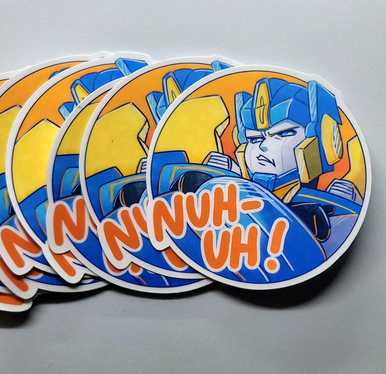 NUH-UH! Sentinel Prime TF One Sticker - Etsy
