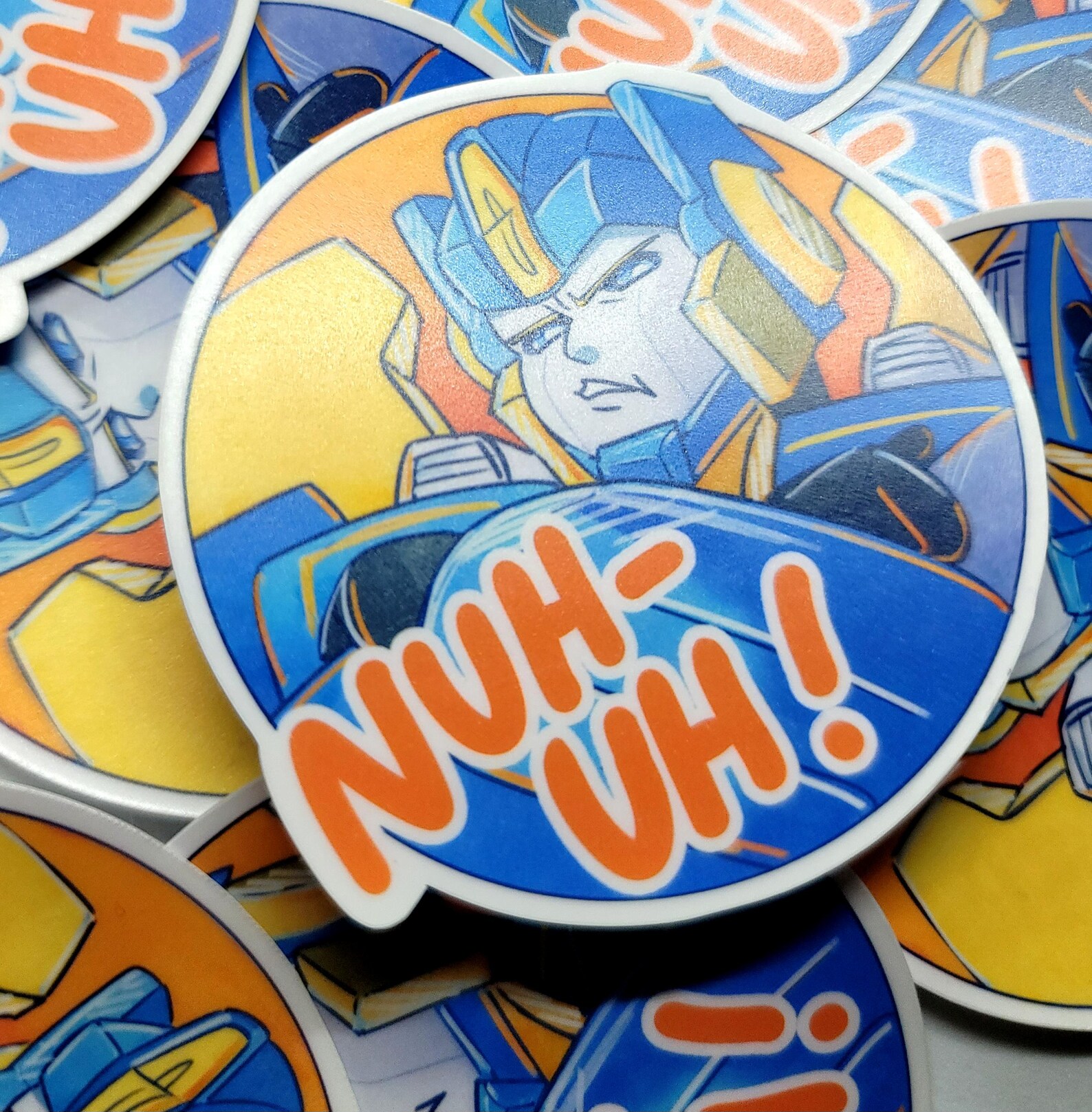 NUH-UH! Sentinel Prime TF One Sticker - Etsy