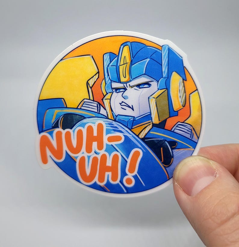 NUH-UH! Sentinel Prime TF One Sticker - Etsy