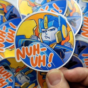 NUH-UH! Sentinel Prime TF One Sticker - Etsy