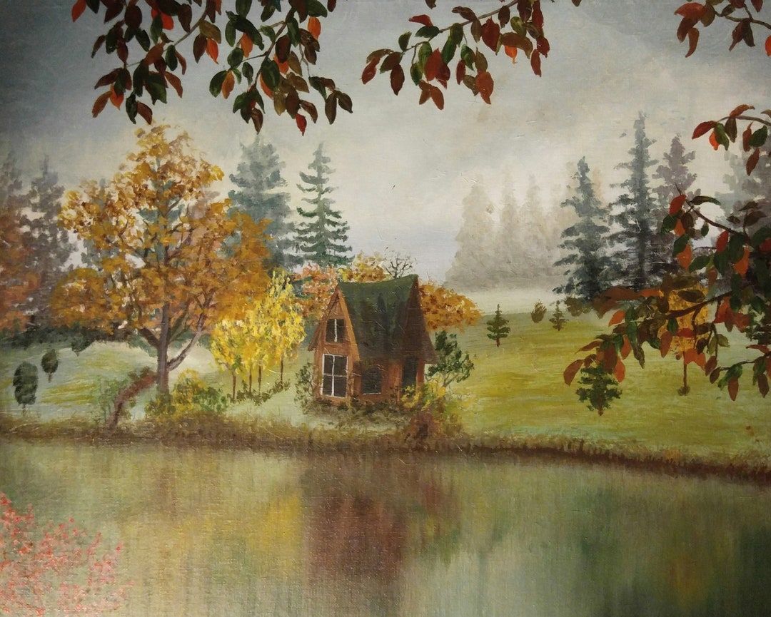 Cabin - Art Prints - 4 Sizes - Art Wall Decor, Cabin Print, Fall ...