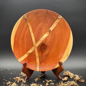 Unique Decor Wood Turned Handcrafted Decorative Platter of Segmented ...