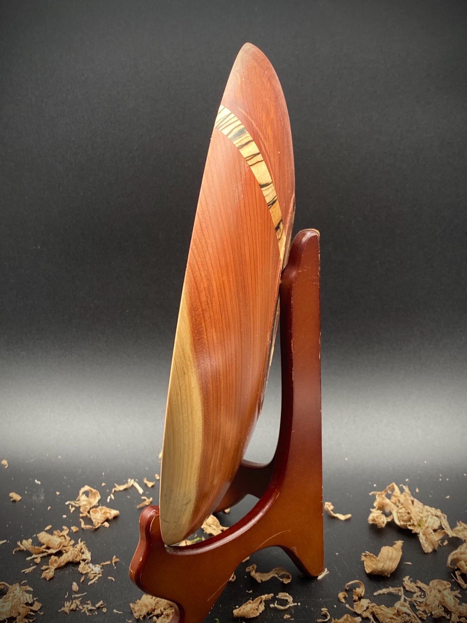 Unique Decor Wood Turned Handcrafted Decorative Platter of Segmented ...