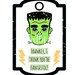 Instant Download Printable Halloween Tags Frankenstein - Etsy