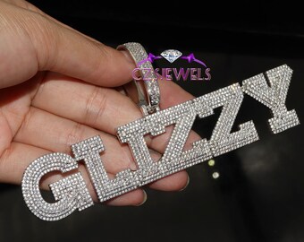 Iced Out Name Necklace | Etsy