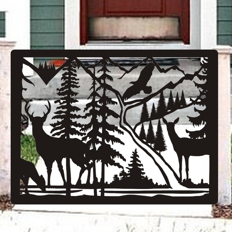 Decorative Metal Gates Deer - Etsy