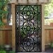 Metal Garden Gate: Steel Privacy Panel, Wood Frame - Etsy