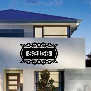 Fancy House Address Plaque House Address Numbers Sign Address Sign ...
