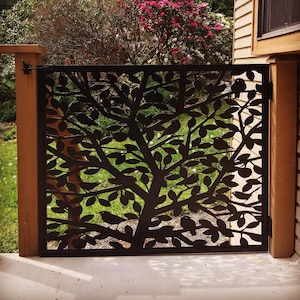 Hummingbird Metal Gate / Entry Gate/ Garden Gate/ Pedestrian Gate - Etsy