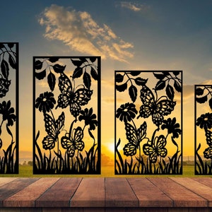 Decorative Butterfly Garden Gate | Durable Steel Pedestrian Entry - Etsy