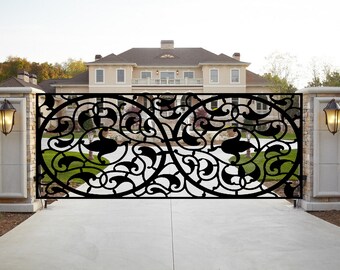 Metal Garden Gate Insert - Etsy