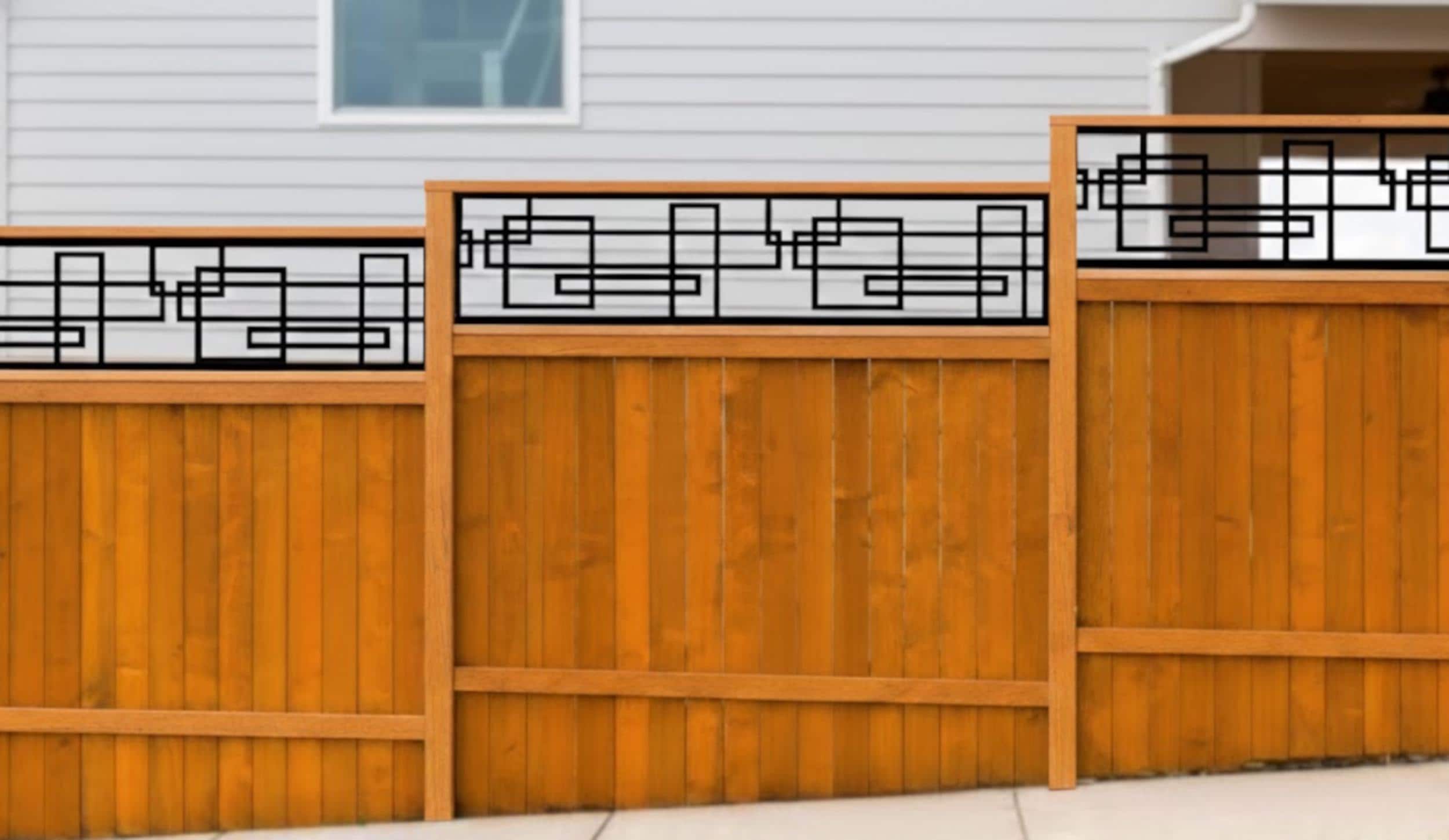 Custom Steel Fence Toppers: Decorative Wrought Iron Garden & Gate ...