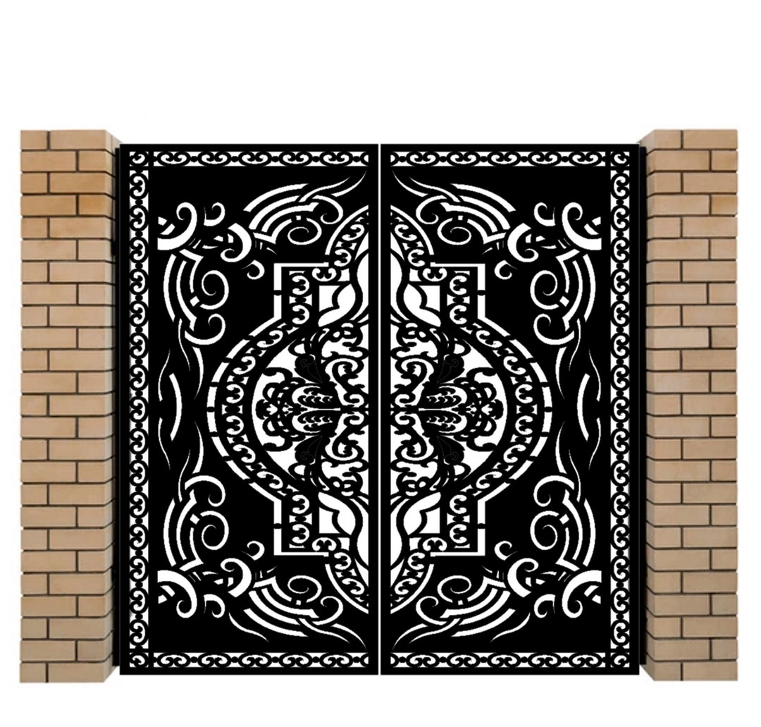 Driveway Metal Gate I Pedestrian Walk Thru Metal Entry Gate | Metal ...