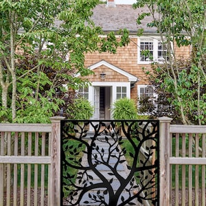 Tree Gate | Decorative Steel Gate | Garden Fence Door Model #MG136 - Etsy