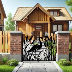 Blue Heron Screen | Metal Garden Screen | Screen for Yard | Privacy ...