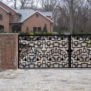 Custom Metal Garden Gate | Decorative Outdoor Entry | Handcrafted Steel ...