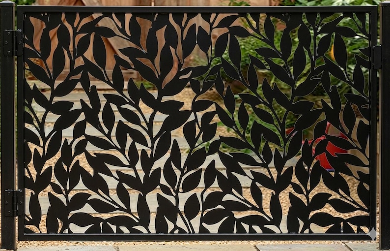 Custom Metal Entry Gate / Artistic Design / Handcrafted & Unique - Etsy