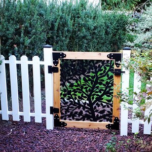 Metal Entry Gate Made With Frame HSS Tubings | Metal Pedestrian Gate - Etsy
