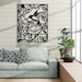 Hummingbird Metal Screen Panel / Outdoor Privacy Screen / Steel Wall ...