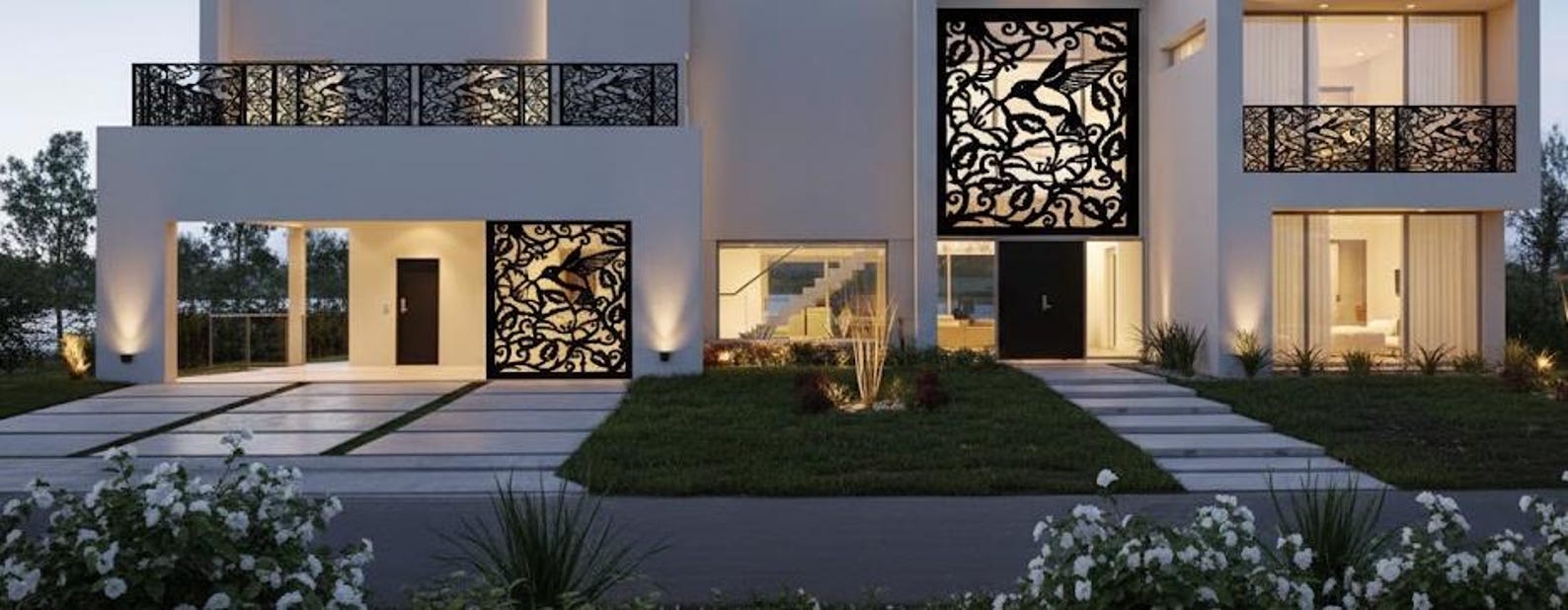 Metal Hummingbird Decorative Panel | Garden Gate Insert | Railing or ...