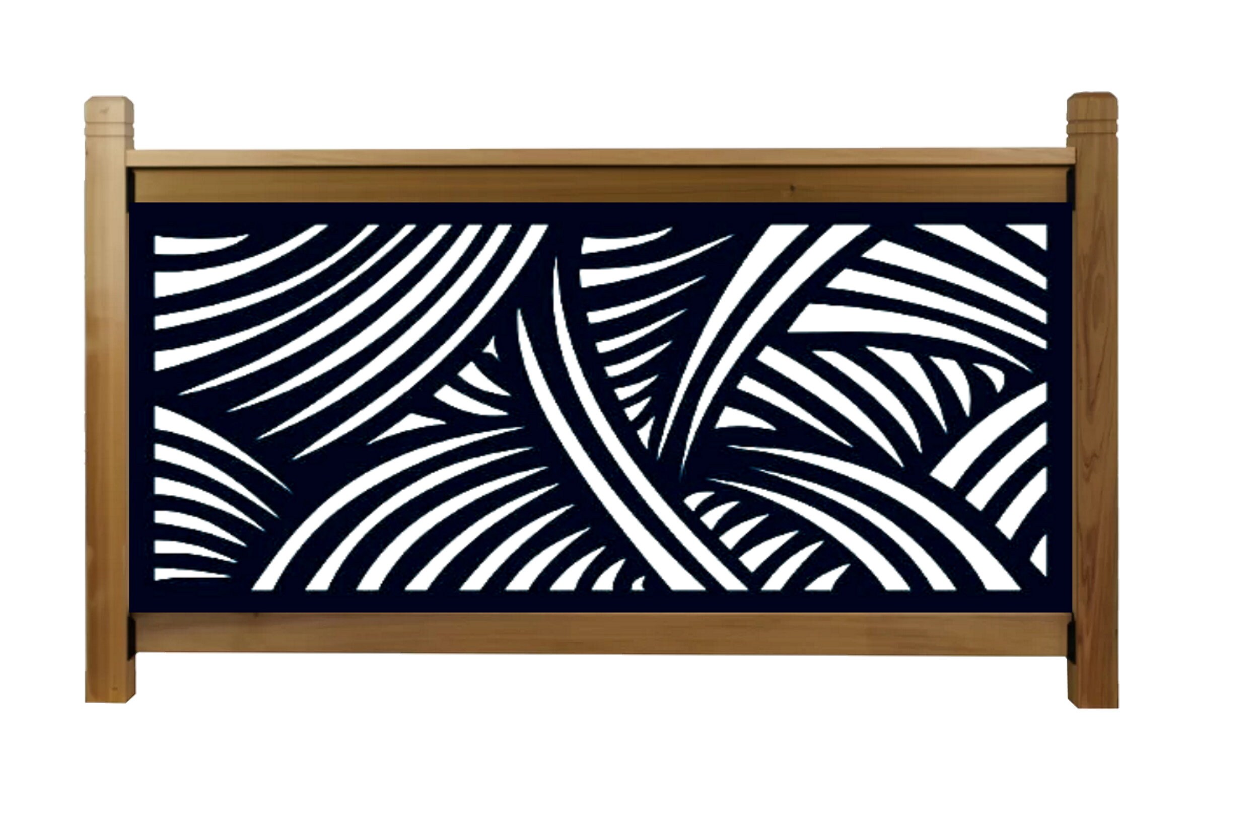 Decorative Metal Privacy Screen Metal Wall Art Outdoor or | Etsy