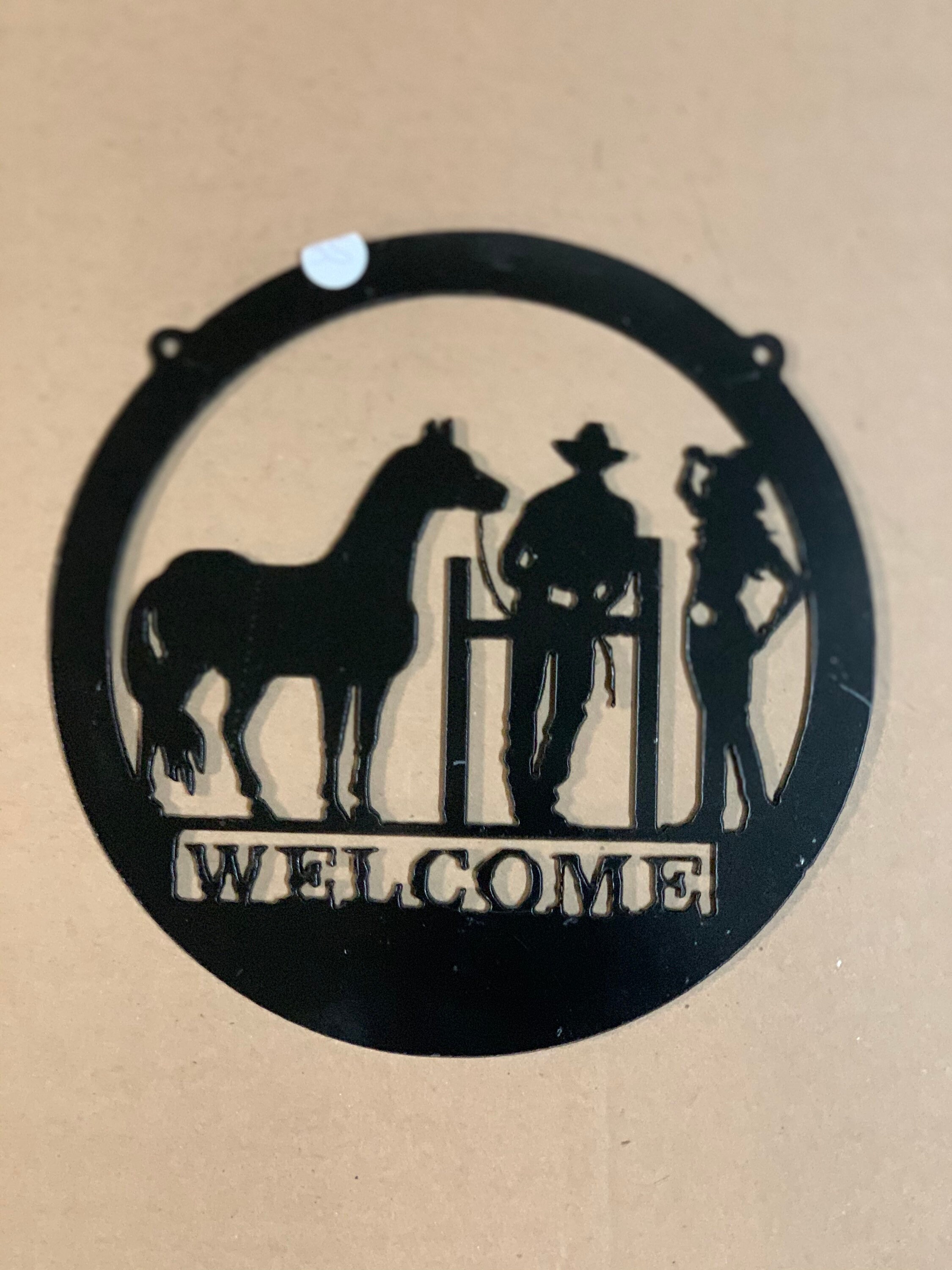Welcome Cowboy Sign/ Welcome Cowgirl Sign/ Welcome Horse Sign/ - Etsy