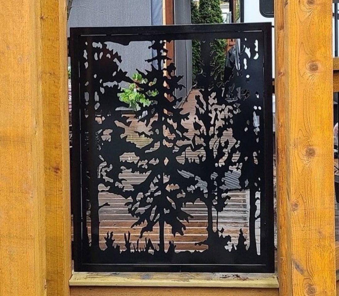 Metal Frame Gate | Metal Side Gates for Houses - Etsy