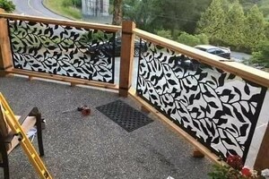 Geometric Railing Insert DXF File - Etsy Canada