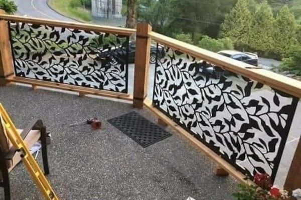 Geometric Railing Insert DXF File - Etsy Canada