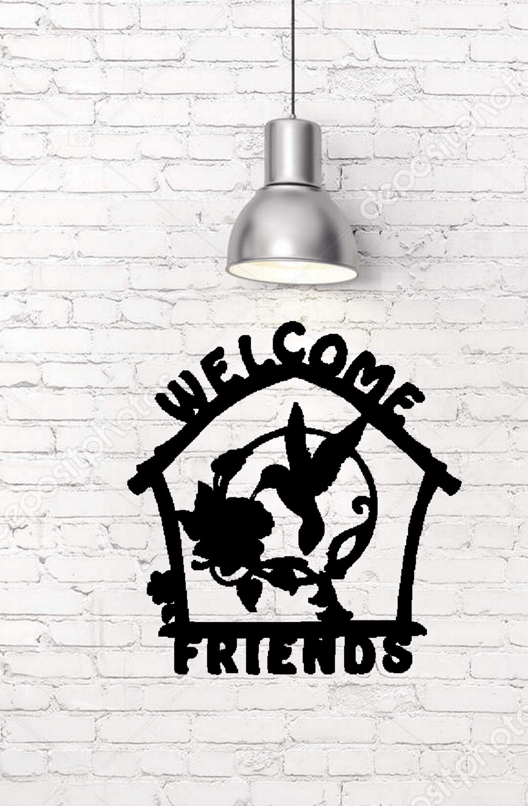 Welcome Friends, Welcome Sign, Front Porch Decor, Porch Signs, Metal ...