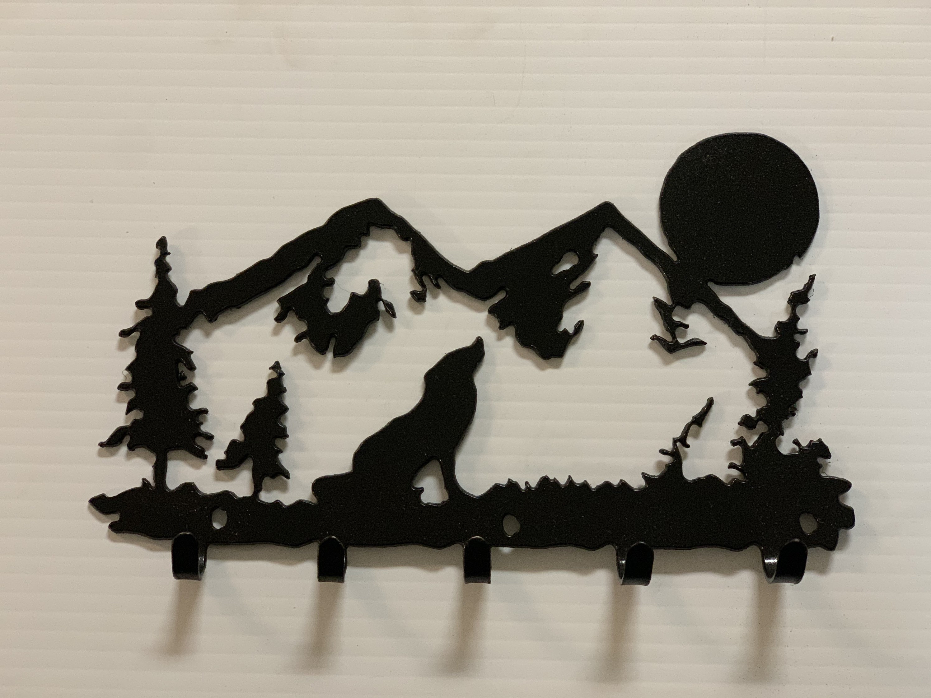 Wolf Key Holder Key Hanger Key Rack Metal Key Rack | Etsy