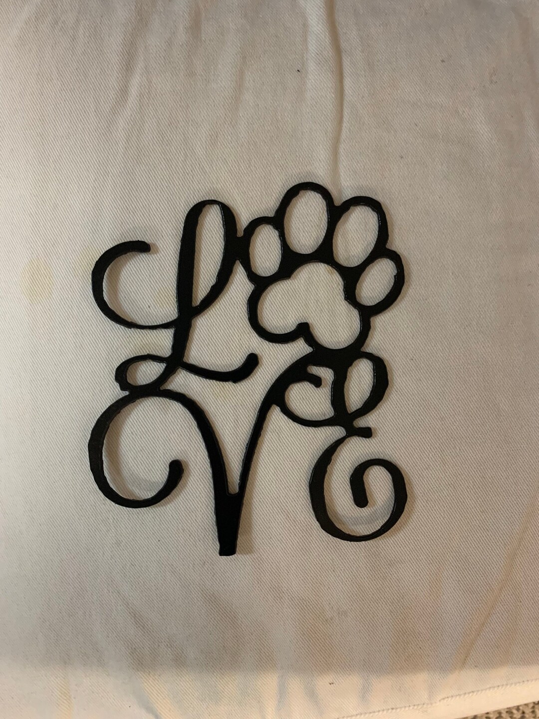 Dog Paw Metal Cut Sign Dog Paw Metal Dog Decor - Etsy UK