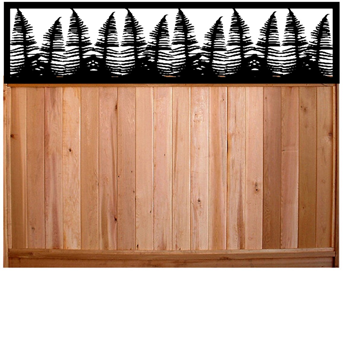 Metal Fence Topper: Steel Privacy Screen, Garden Art - Etsy