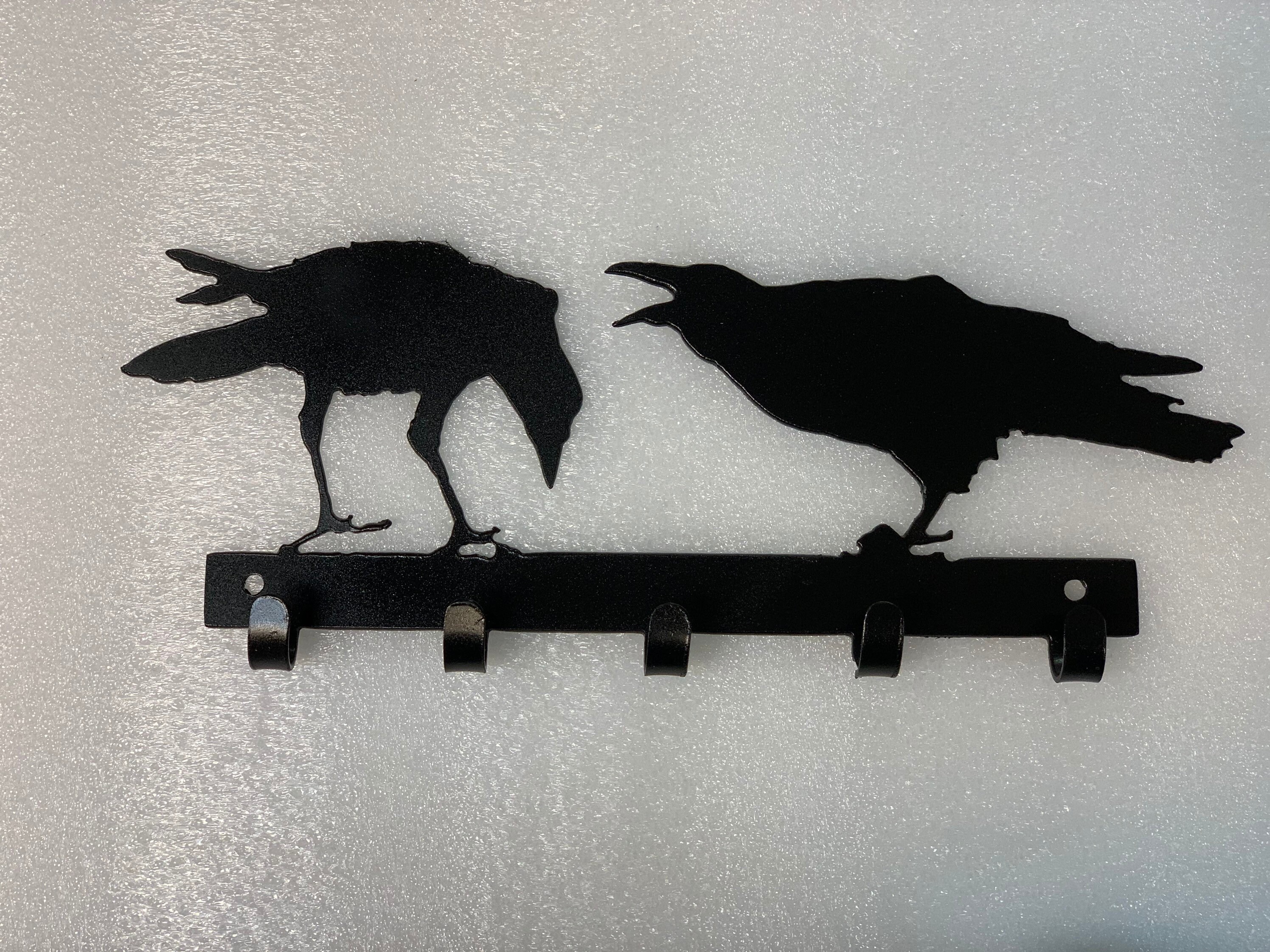 Crow Key Holder Key Hanger Key Rack Metal Key Rack - Etsy