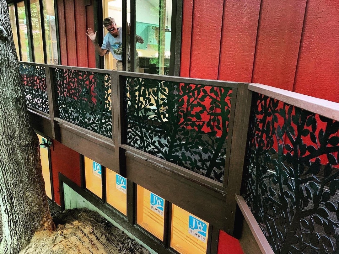 Metal Insert for Railing | Decorative Railing Panel Inserts for Custom ...