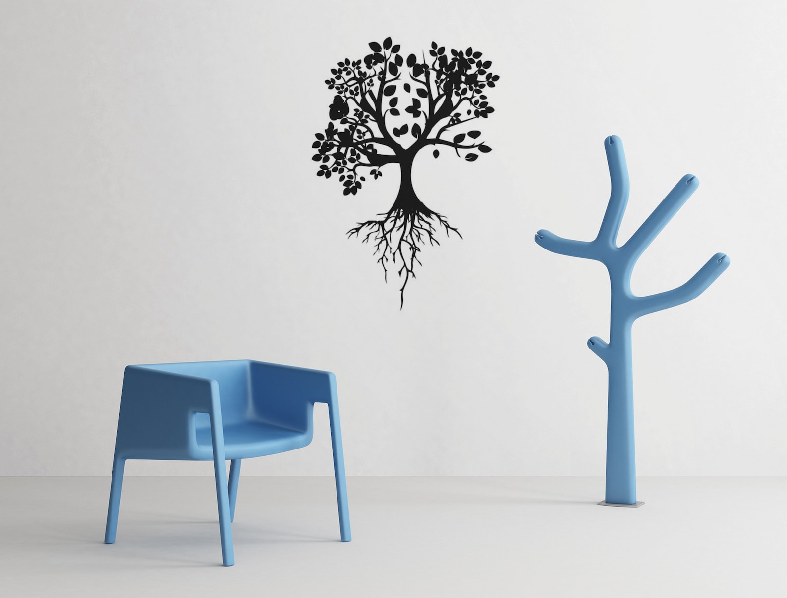 Tree With Roots Metal Wall Art Decorate Your Home Walls - Etsy Australia