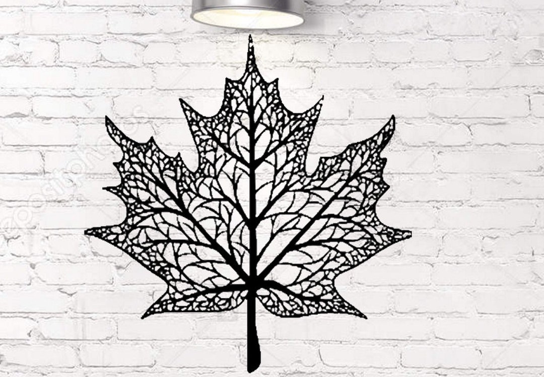 Maple Metal Leaf Wall Art | Modern Home Metal Wall Decor | Metal Wall ...