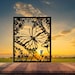 Decorative Butterfly Gate | Custom Garden Metal Gate | Modern ...